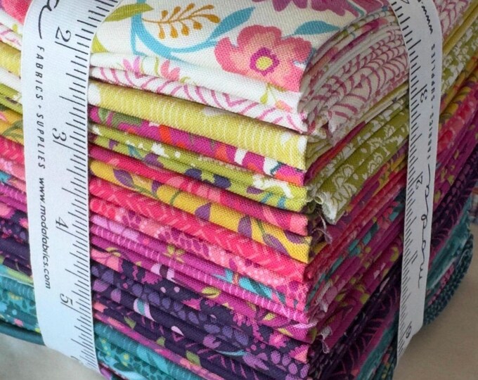 Parlor Fat Quarter Bundle-moda Fabrics by Crystal Mannings-27 Pieces ...