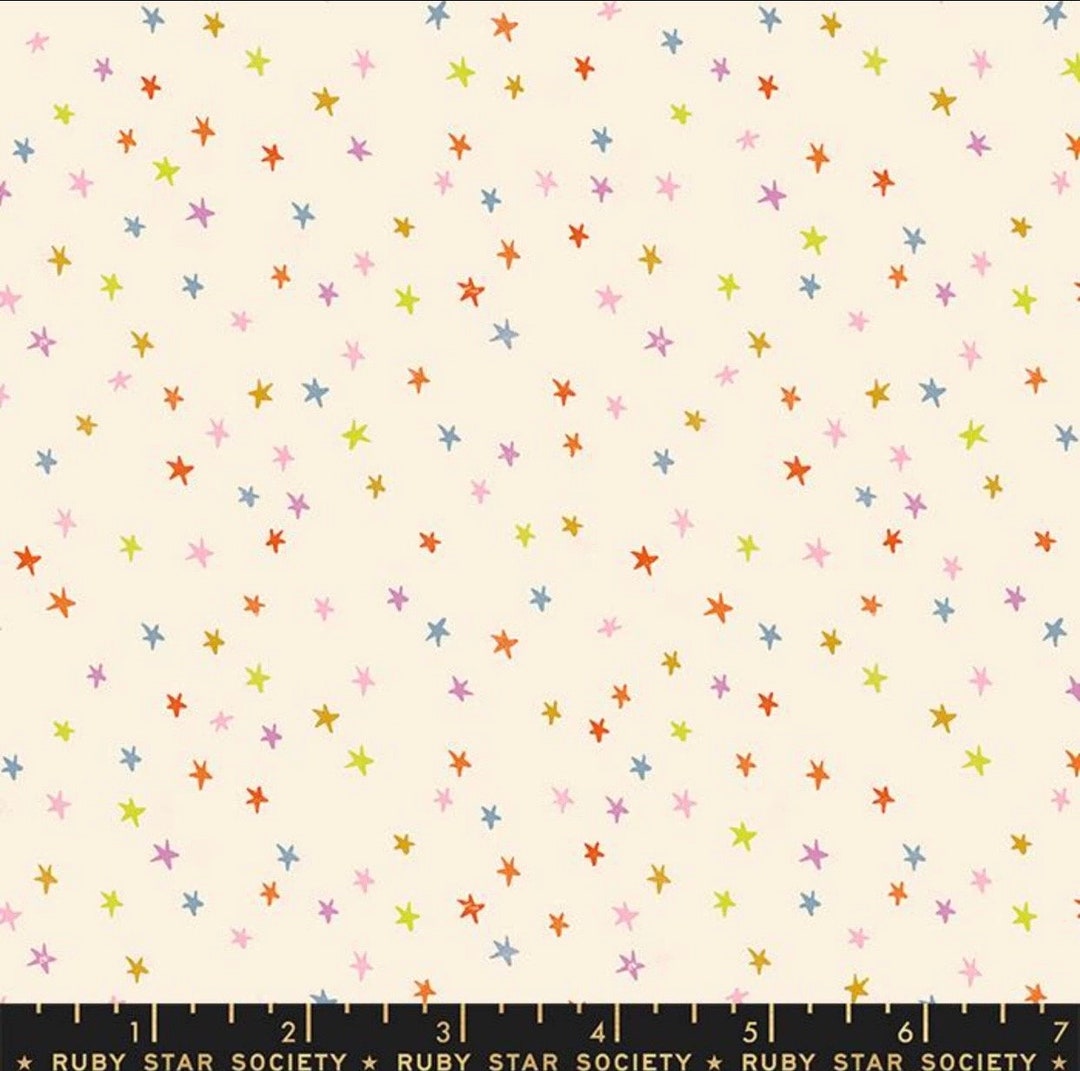 Ruby Star Society- Mini Starry Rainbow-premium Quilting Cotton-rs4110 ...