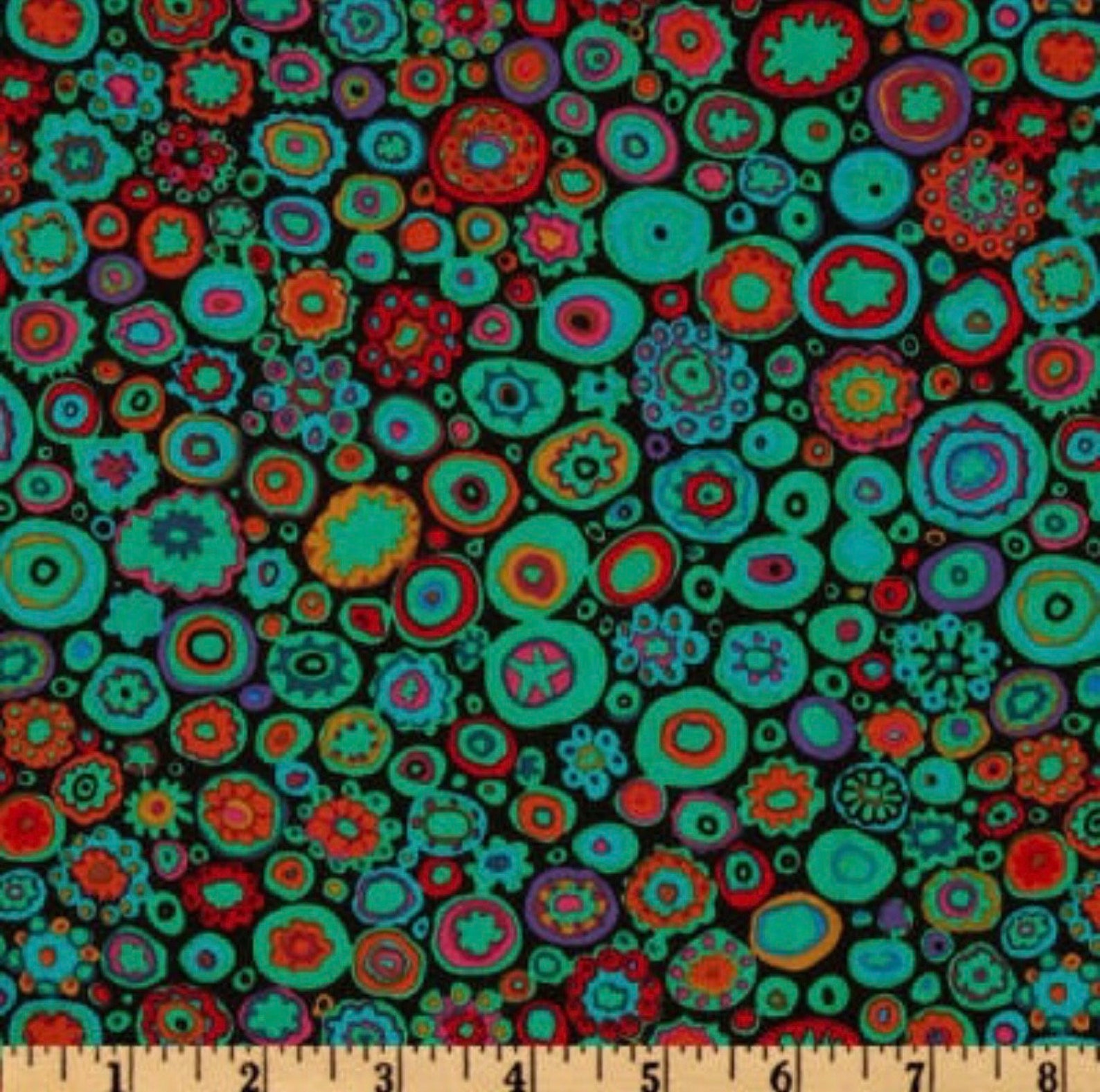 Kaffe Fassett Paperweight Cotton Fabric, Jewel Print, Quilting Fabric ...