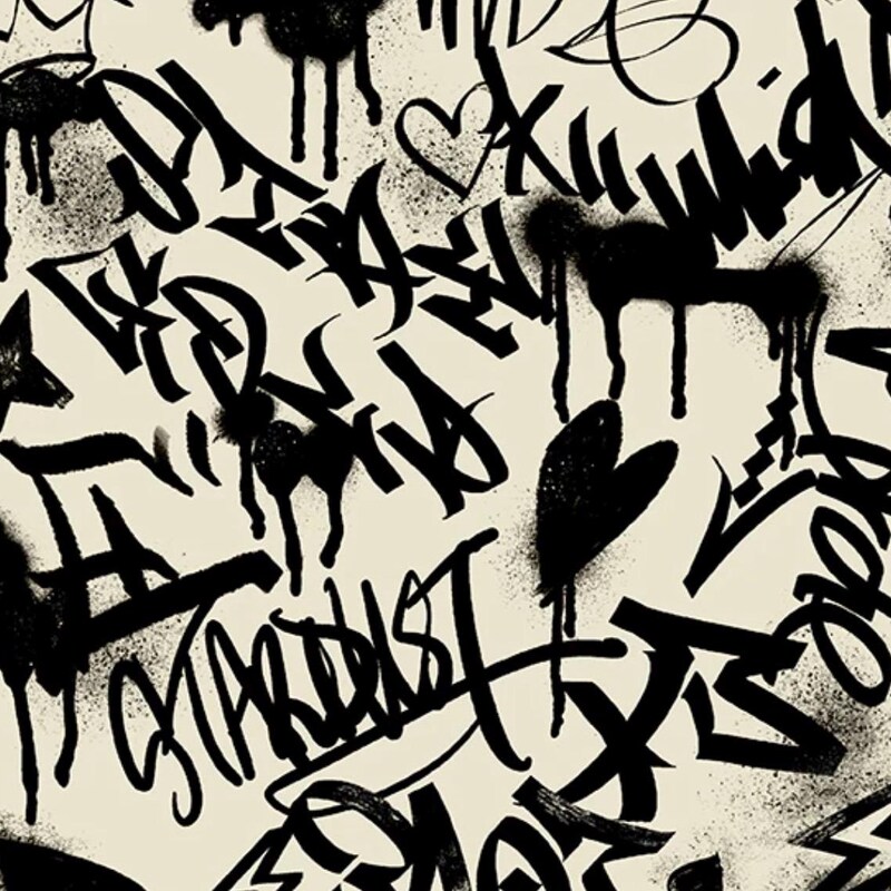 Graffiti Fabric - Etsy