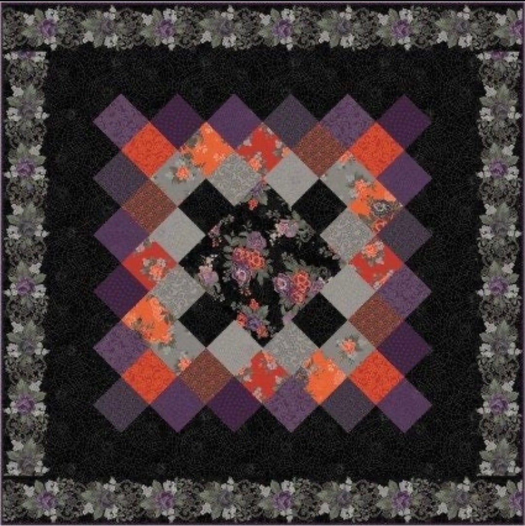 Web of Roses Quilt Kit jera Brandvig for Maywood Studio - Etsy