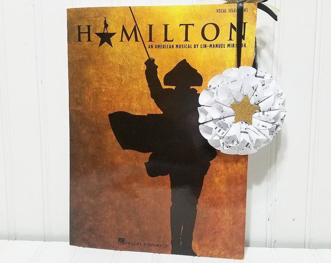 Hamilton Sheet Music Ornament - Etsy