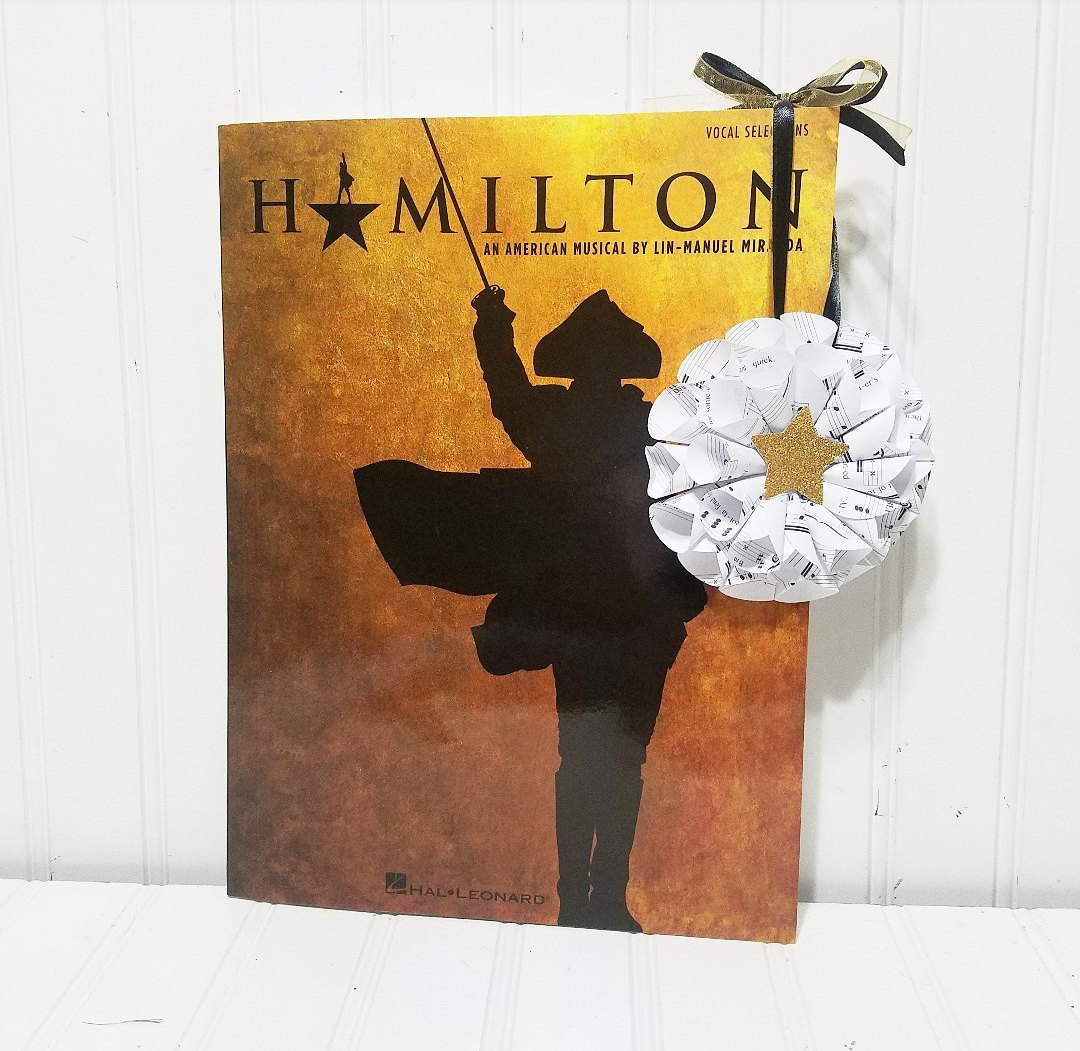 Hamilton Sheet Music Ornament | Etsy