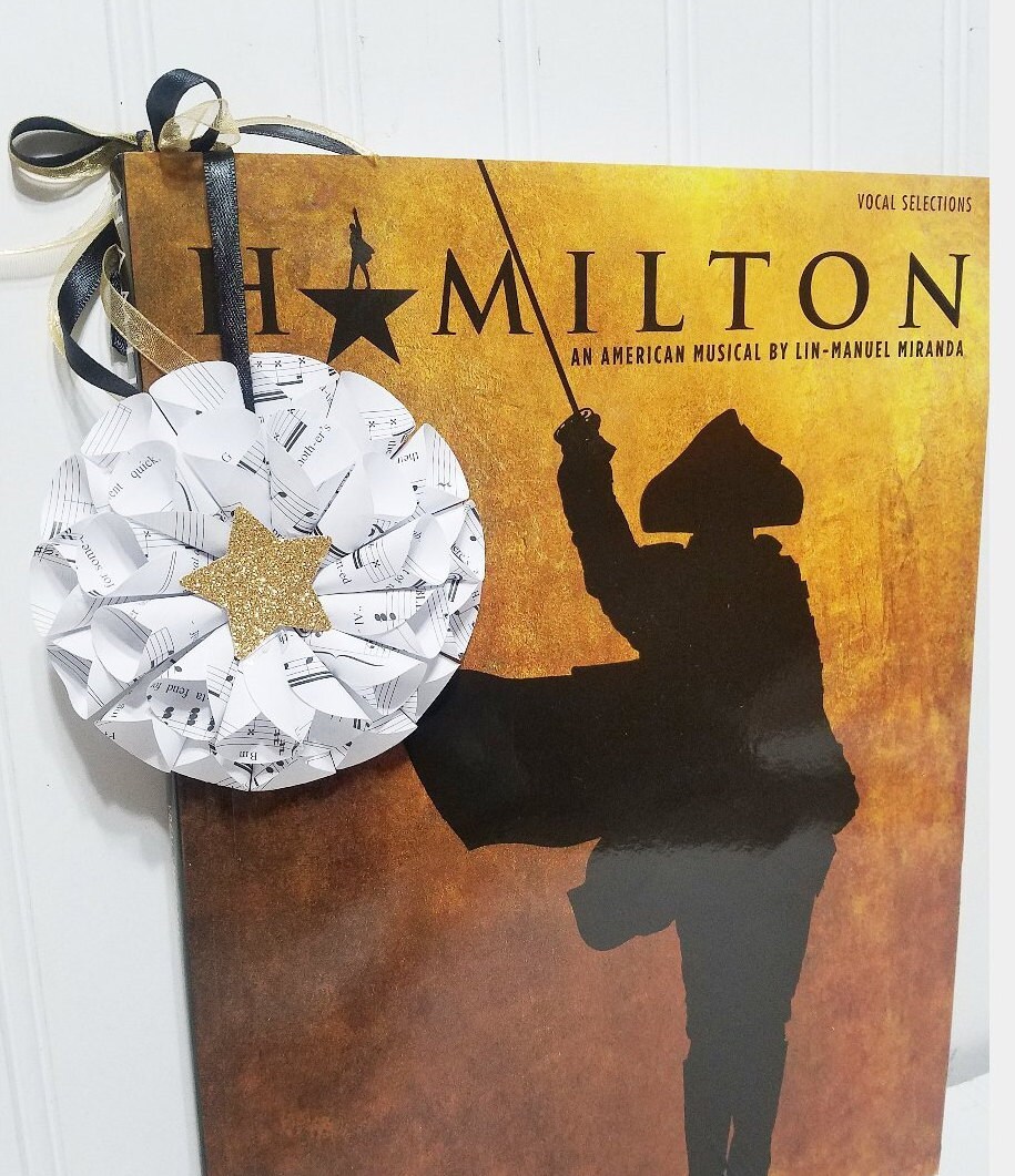 Hamilton Sheet Music Ornament | Etsy