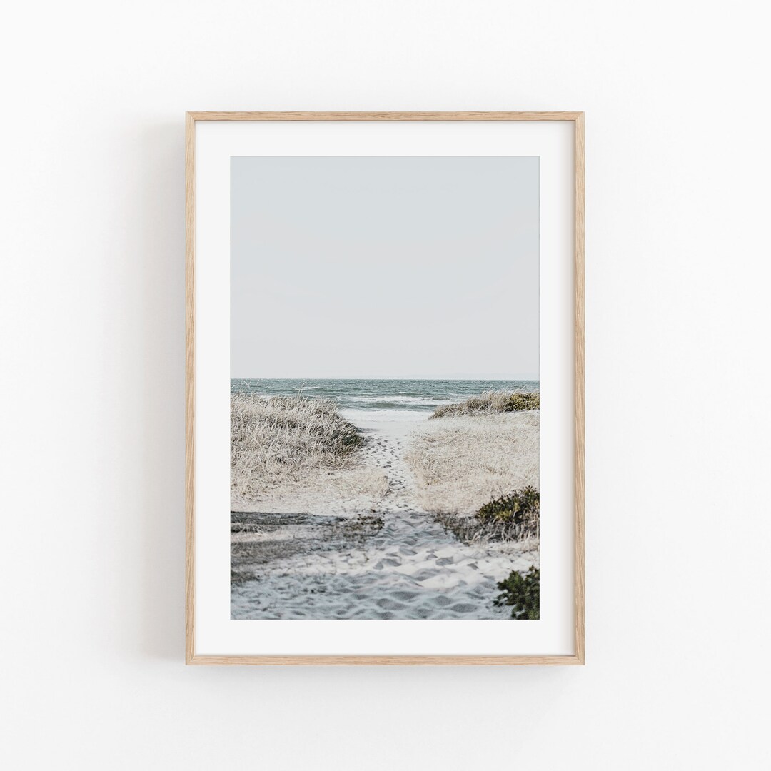 Denmark Poster, Scandinavian Poster, Baltic Beach Print, Wall Art ...