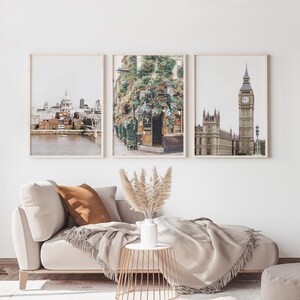 London Set of 3 London Wall Art Print Modern Minimalist - Etsy
