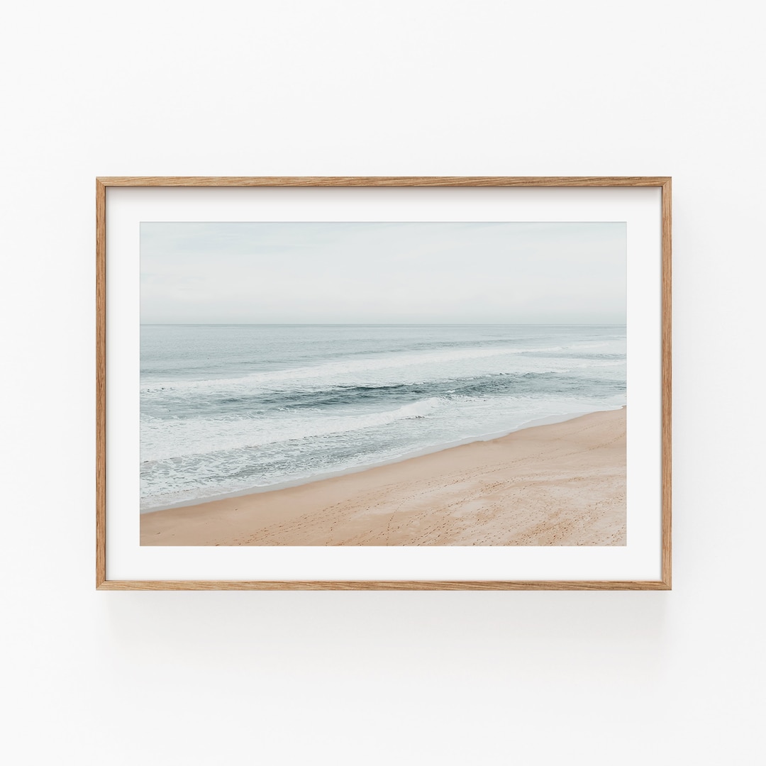 Coastal Beach Photography Print: Ocean Surf Art (digital Download) - Etsy
