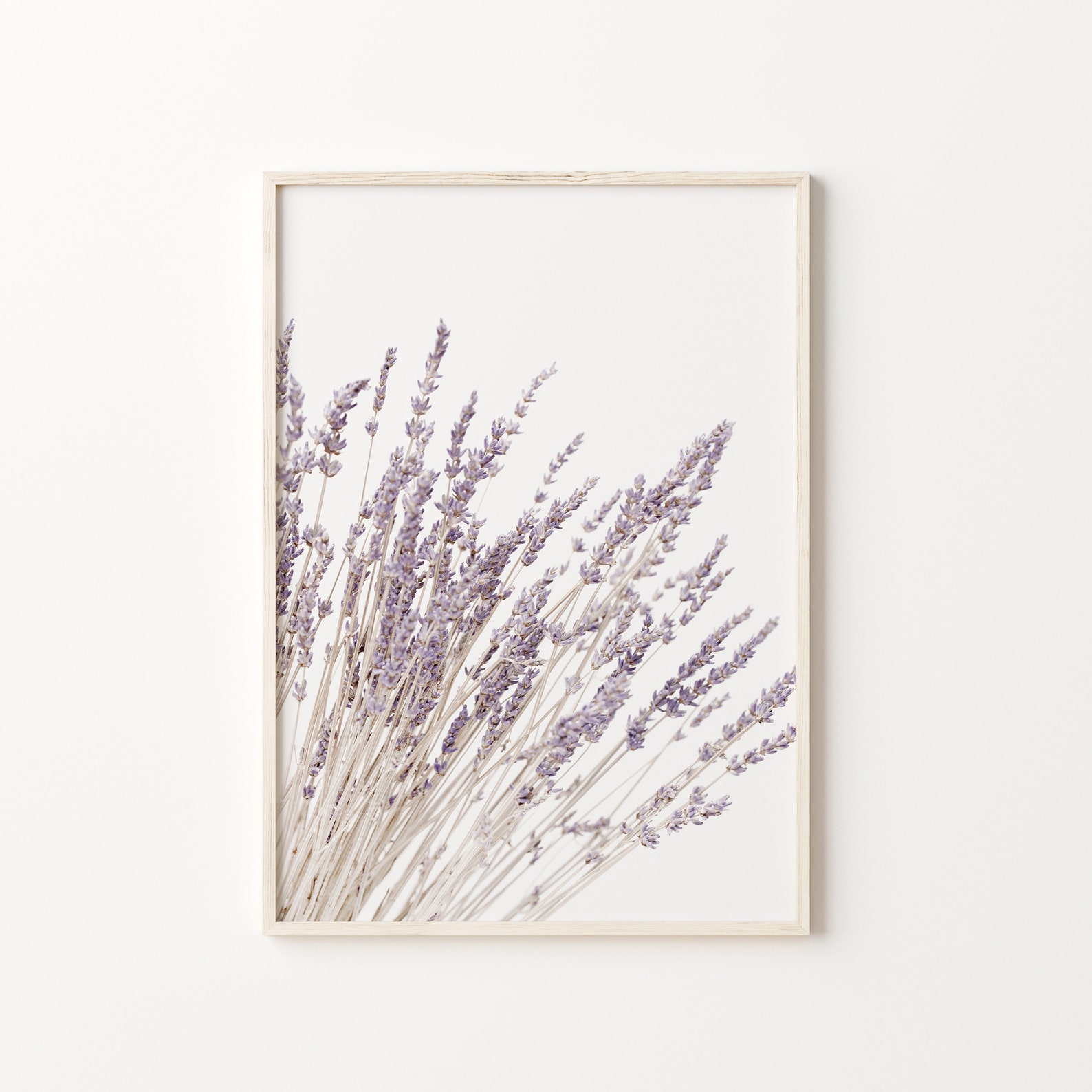 Lavender Flowers Print, Instant Art, INSTANT DOWNLOAD, Modern ...