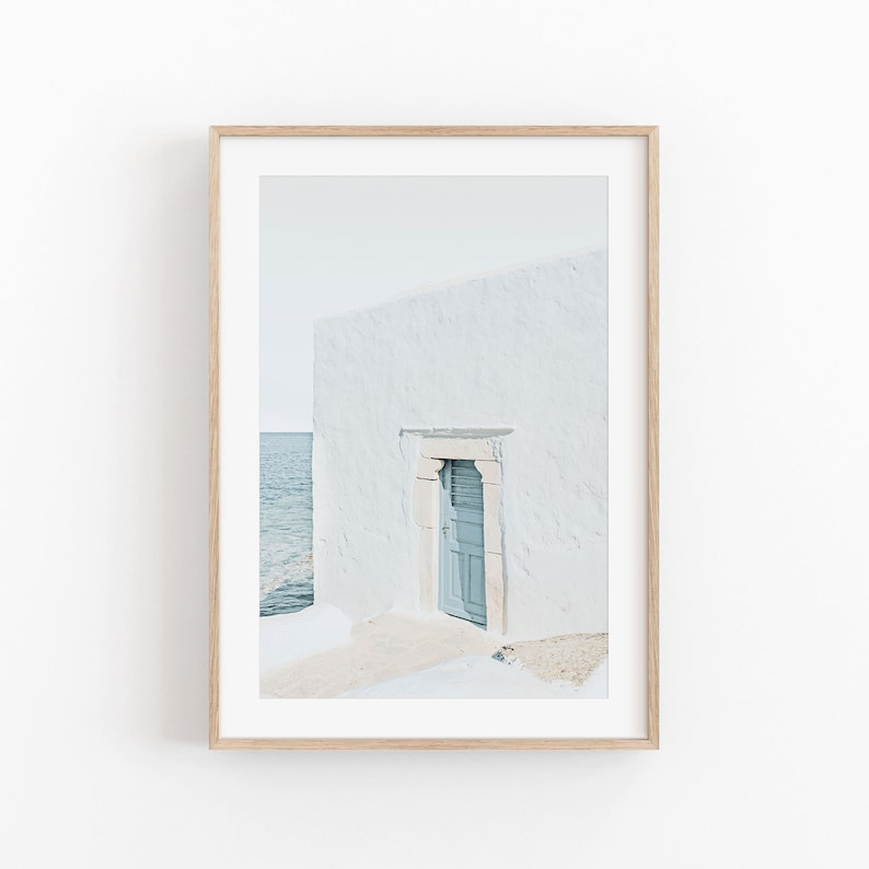 Greece Print Set of 3 Travel Art Print Greece City Art | Etsy