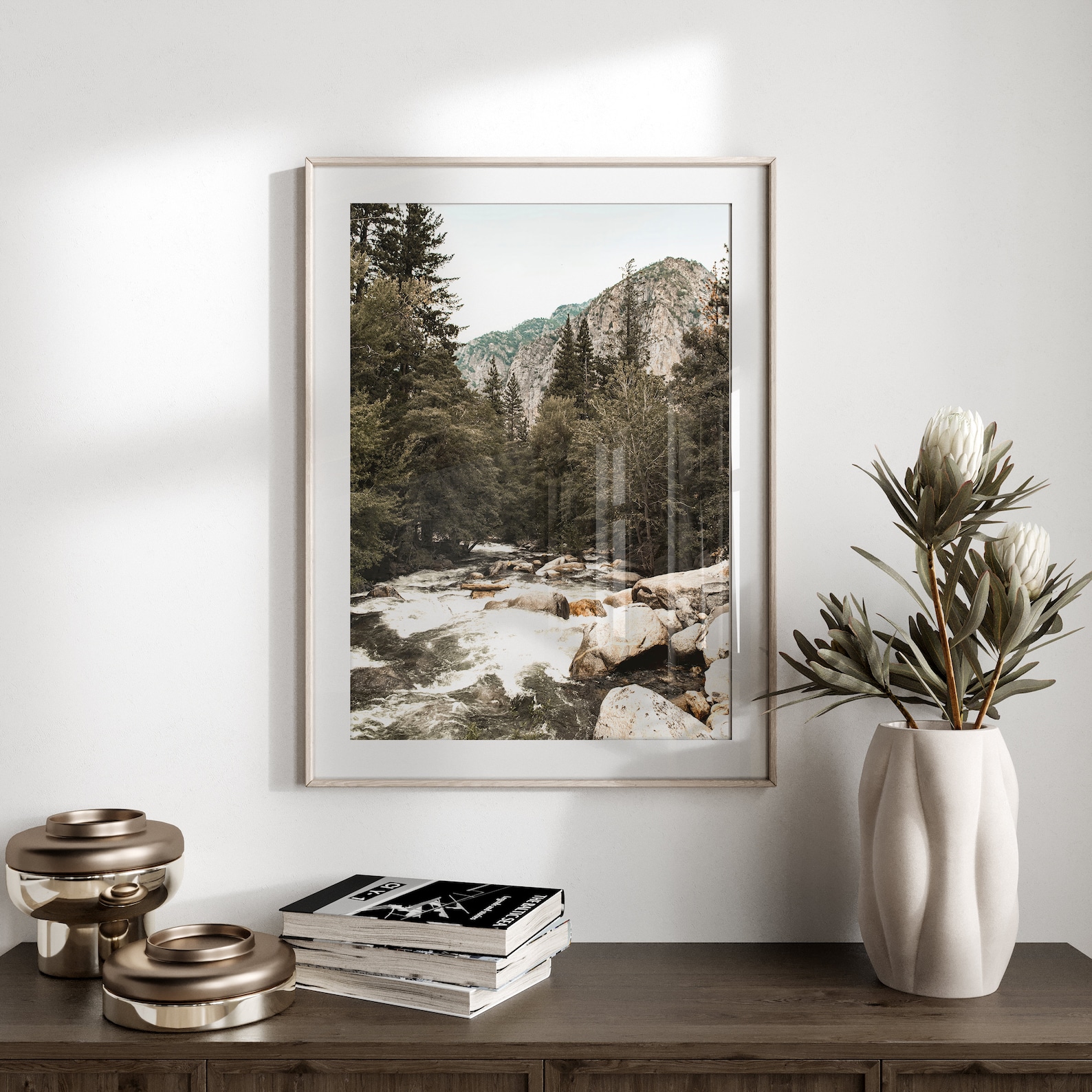 Yosemite Art Set of 3, Yosemite Wall Art Set of 3, Large National Park ...