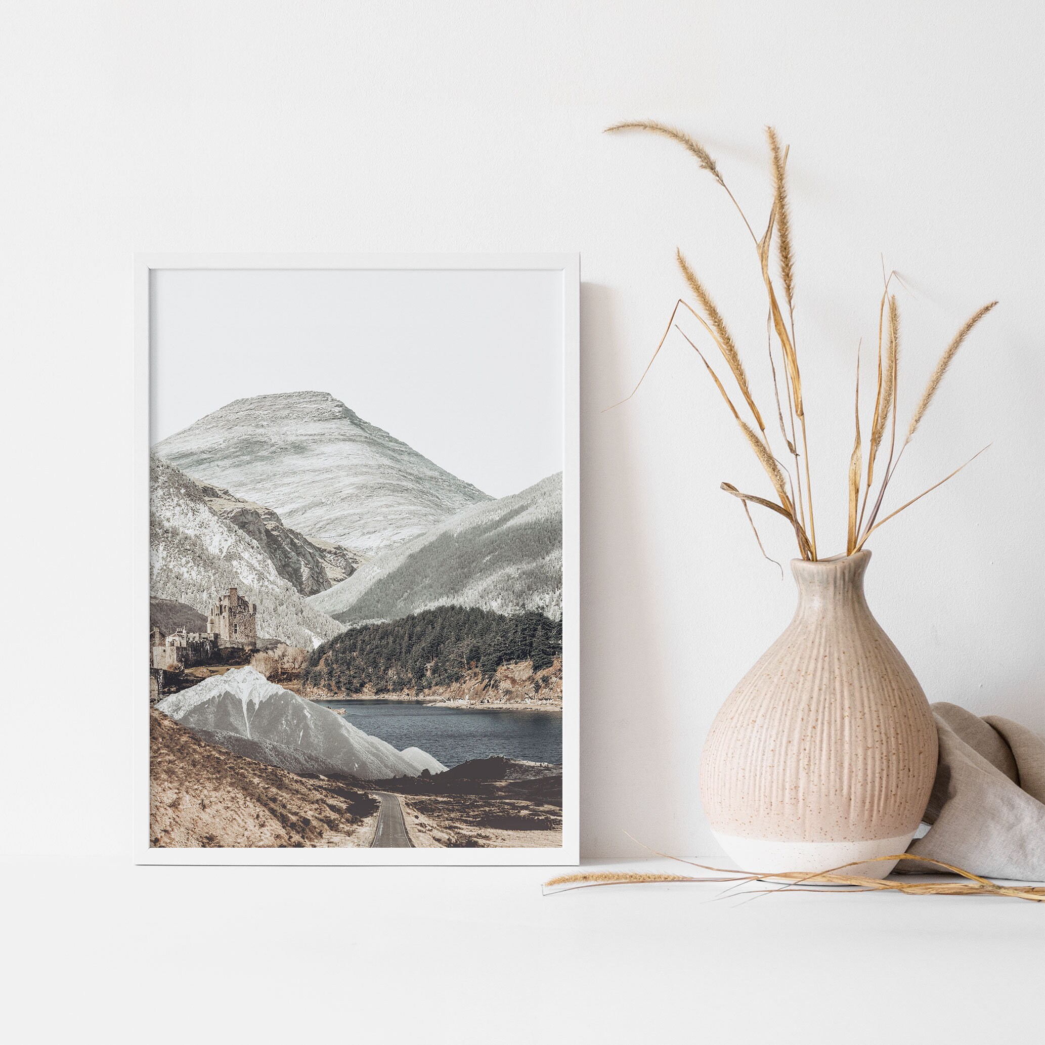 Mountain Print Nature Art Print Patagonia Wall Art Collage | Etsy