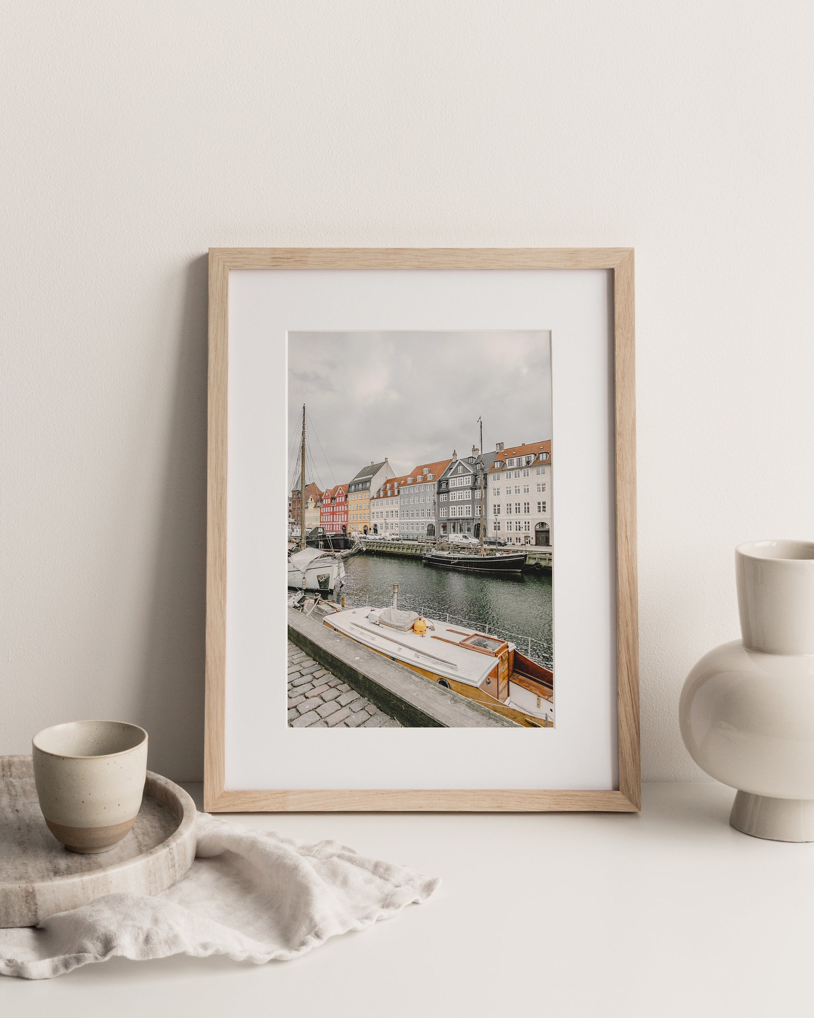 Denmark Poster Scandinavian Poster Boats Print Boat Dock - Etsy