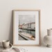 Denmark Poster Scandinavian Poster Boats Print Boat Dock - Etsy