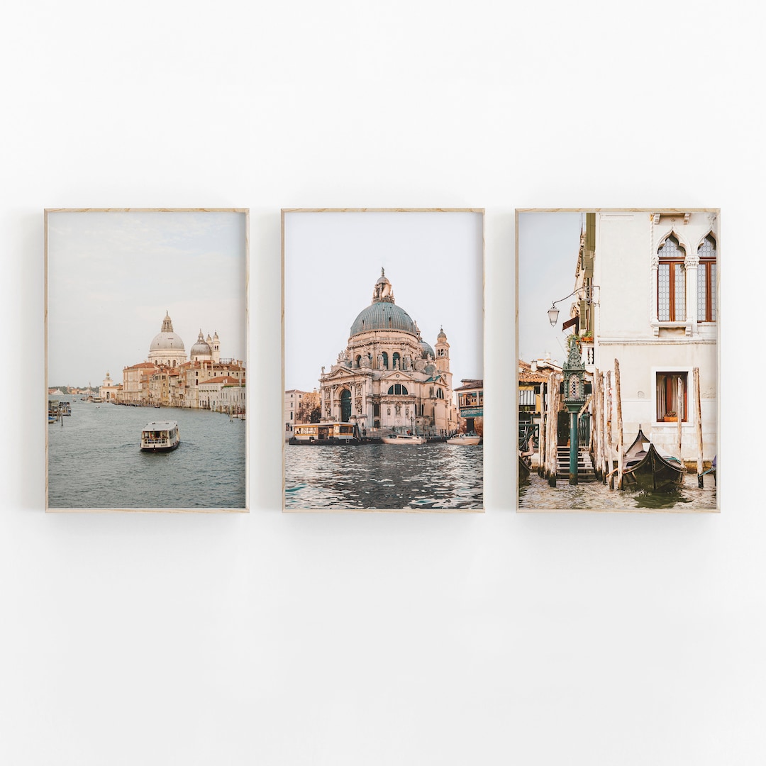 Italy Prints Set of 3, Travel Art Print, Italy Art Print, Modern ...
