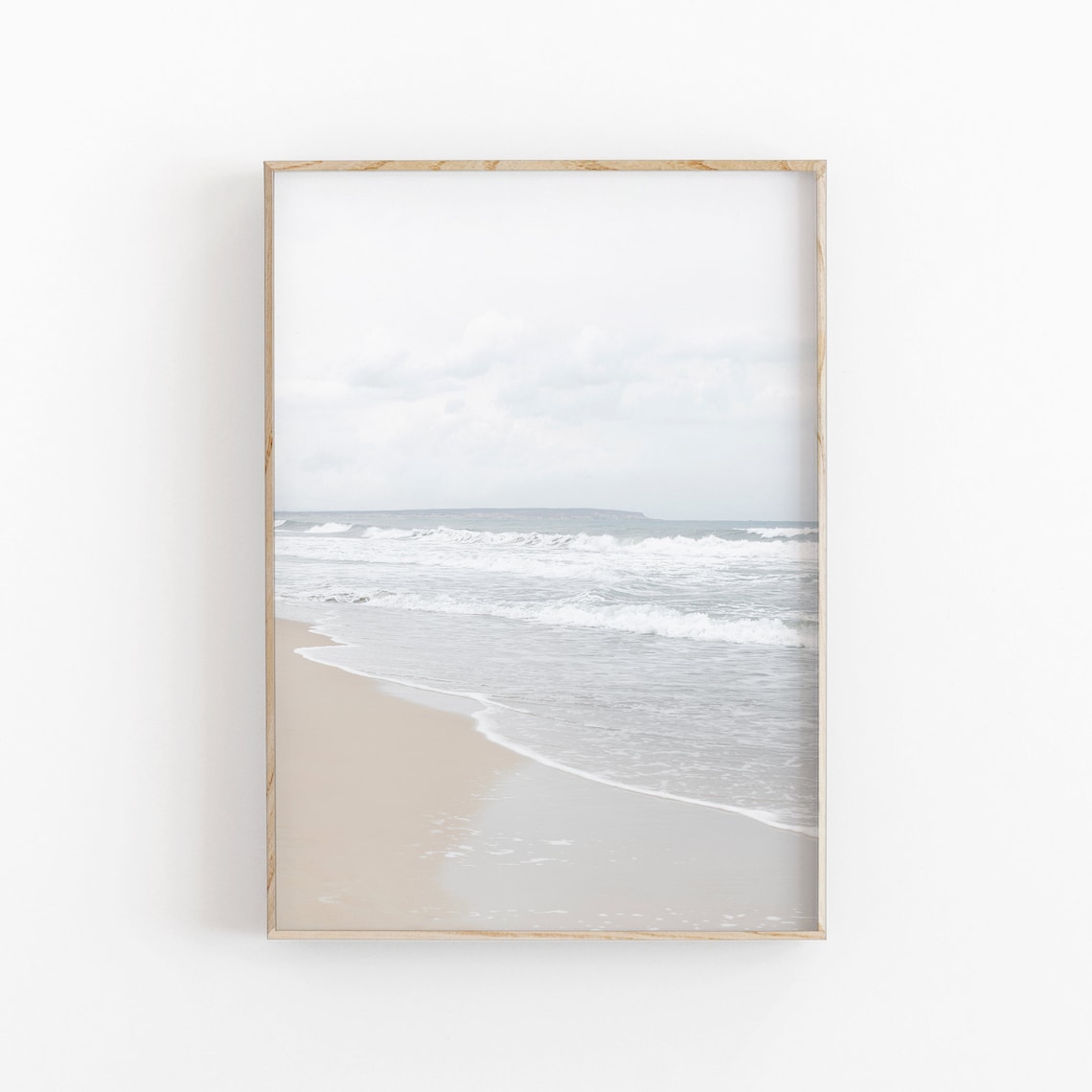 Beach Art Print Modern Minimalist Poster Printable Wall | Etsy