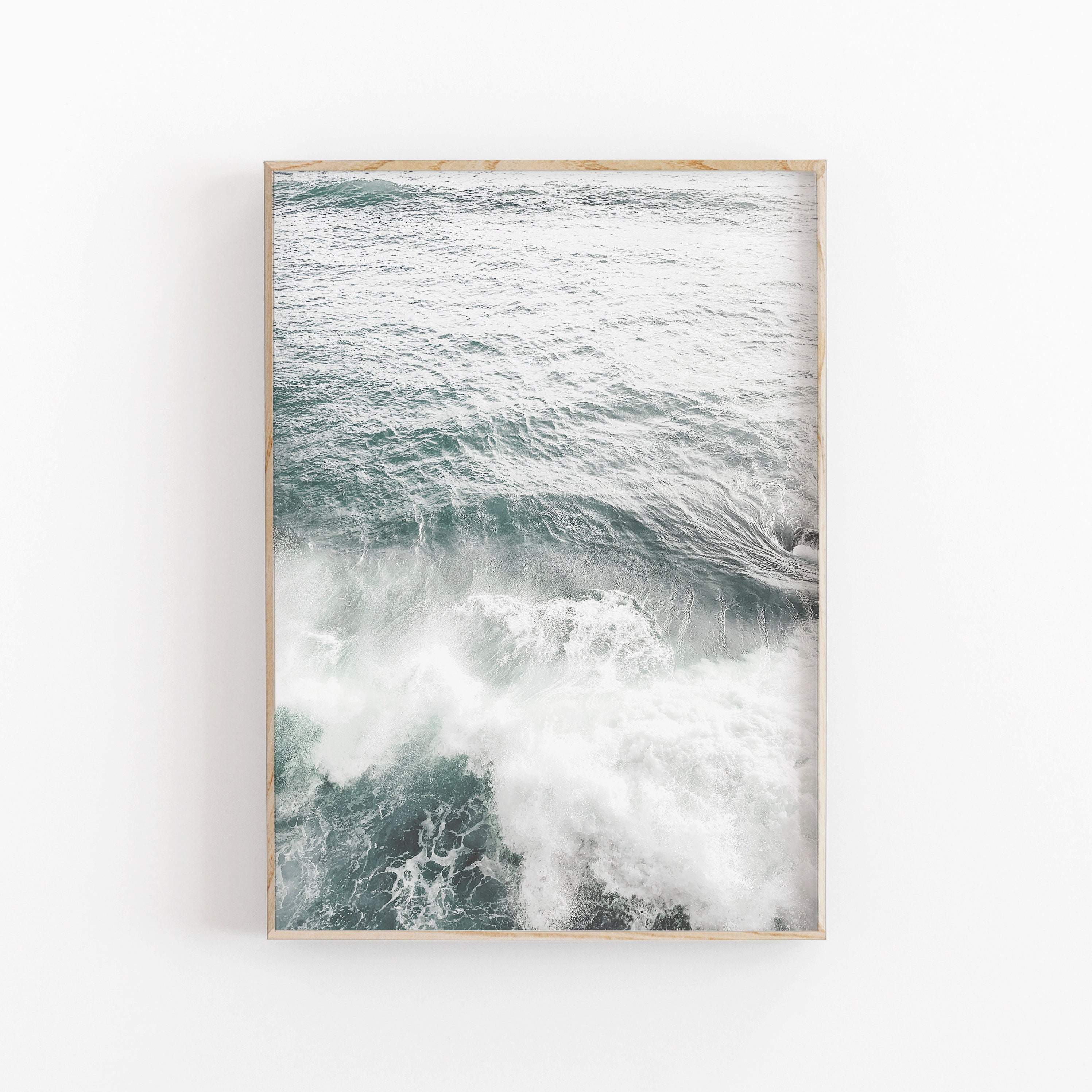 Ocean Wave Print Instant Art Ocean Art Print Modern - Etsy