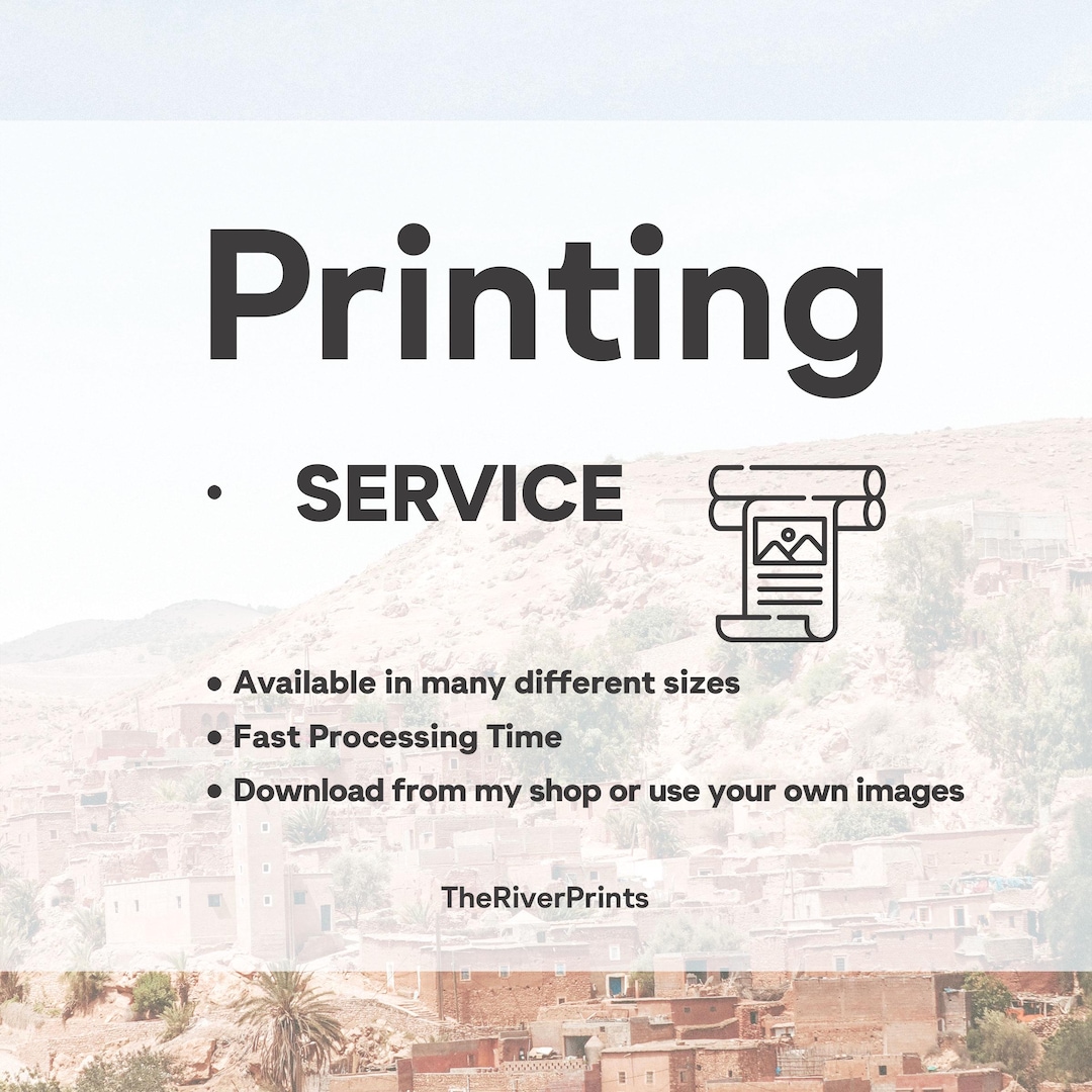 Photography Art Printing Service: Archival Paper or Canvas - Etsy
