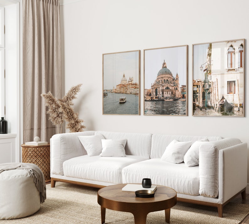 Venice Italy Print Set: Minimalist Travel Photography (digital Download ...