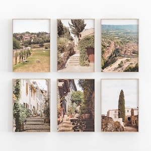 Provence Set of 6, France Travel Gallery, France Floral Gallery Wall ...