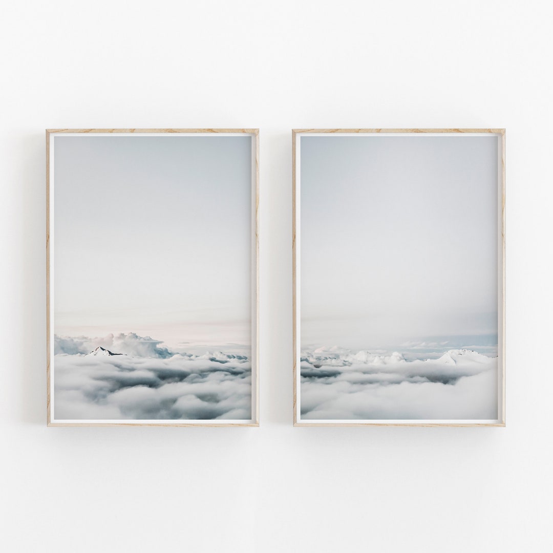 Sky Print Set of 2, Instant Art, INSTANT DOWNLOAD, Modern Minimalist ...