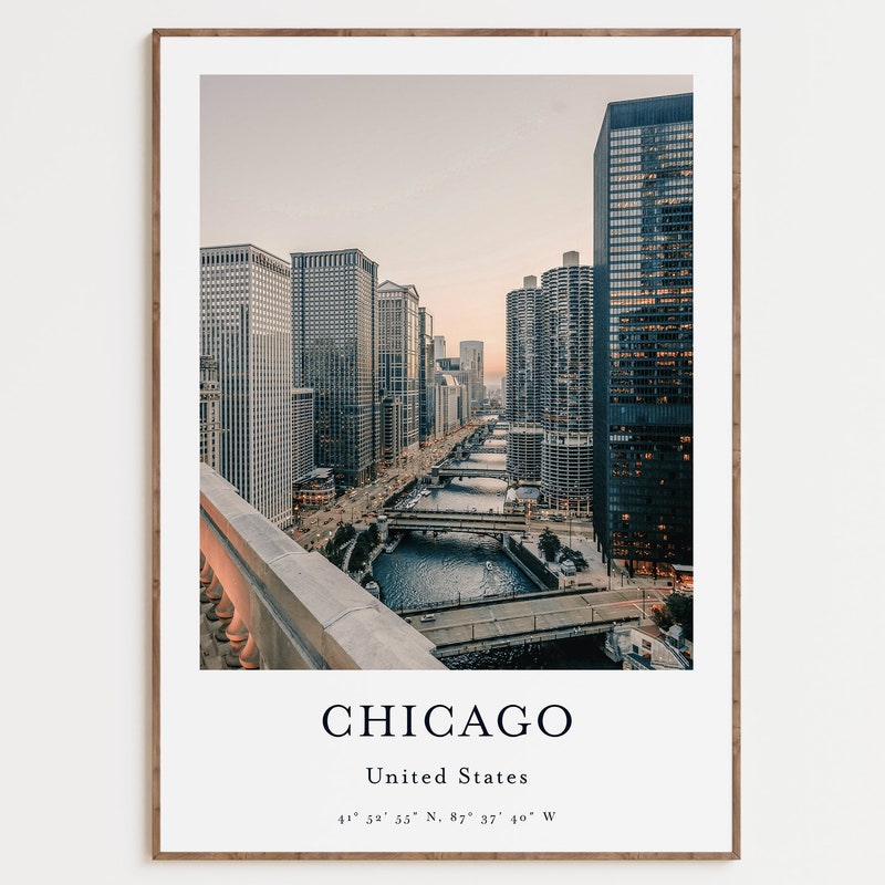Chicago Poster - Etsy