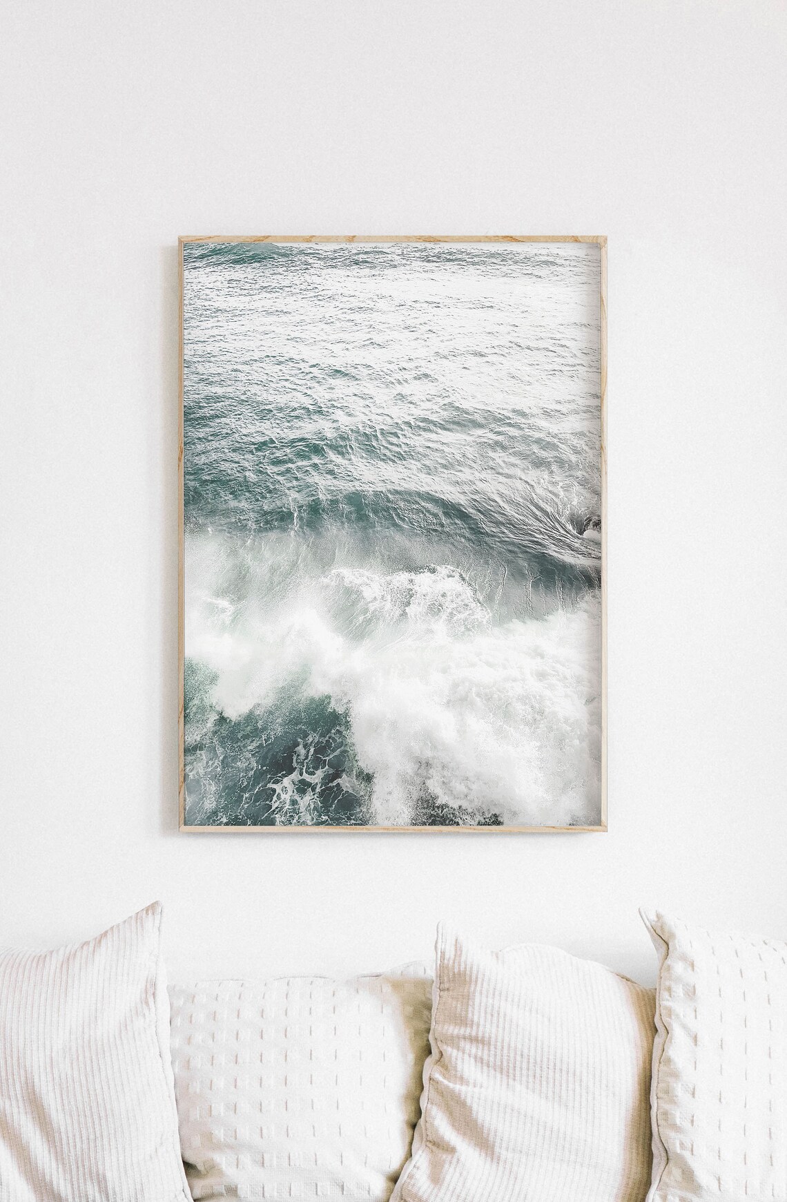 Ocean Wave Print Instant Art Ocean Art Print Modern | Etsy