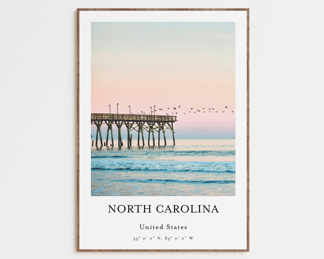 North Carolina Prints, Carolina Poster, USA City Prints, Architecture ...