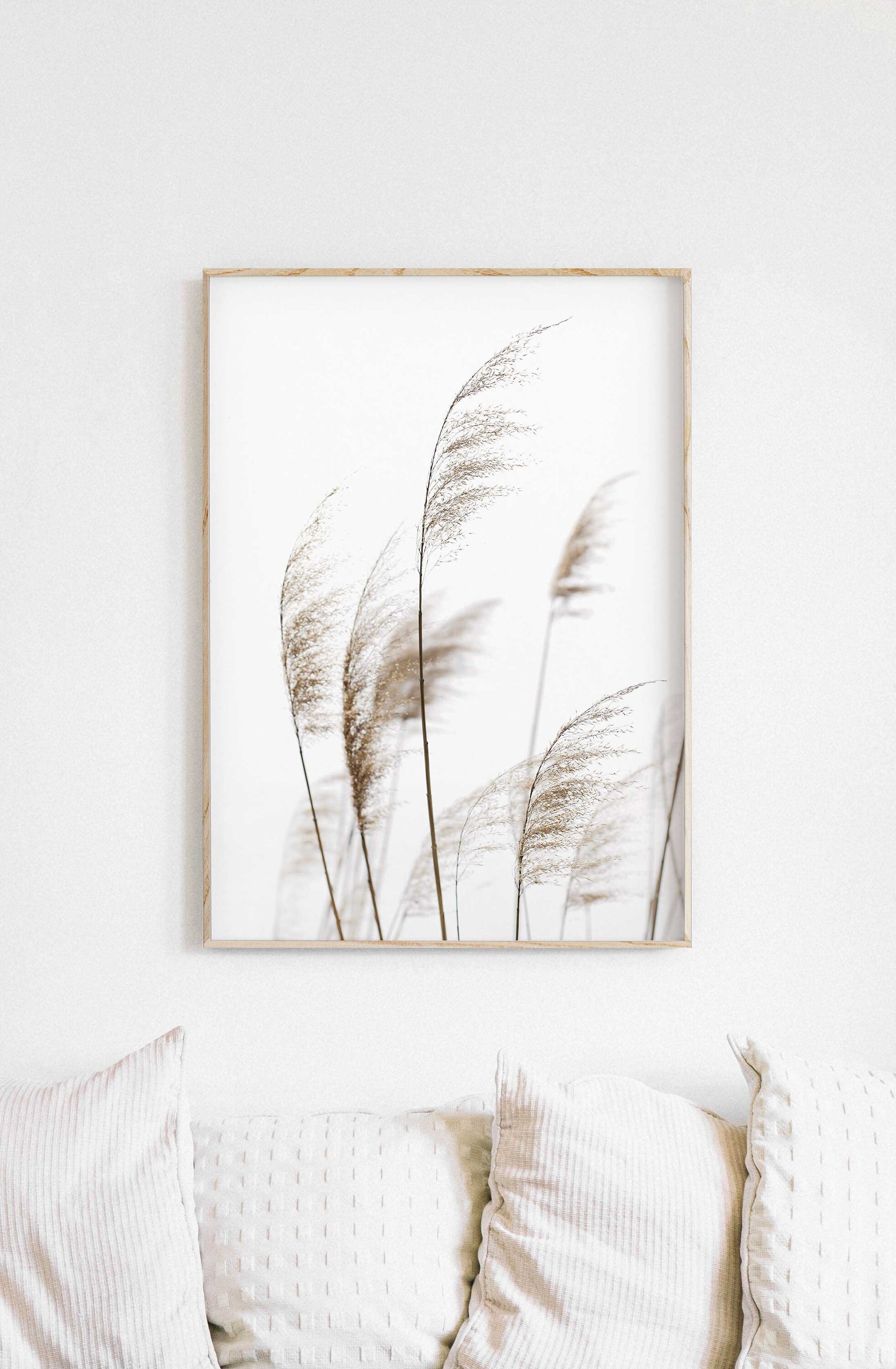 Pampas Grass Print Farmhouse Print Farm House Decor | Etsy