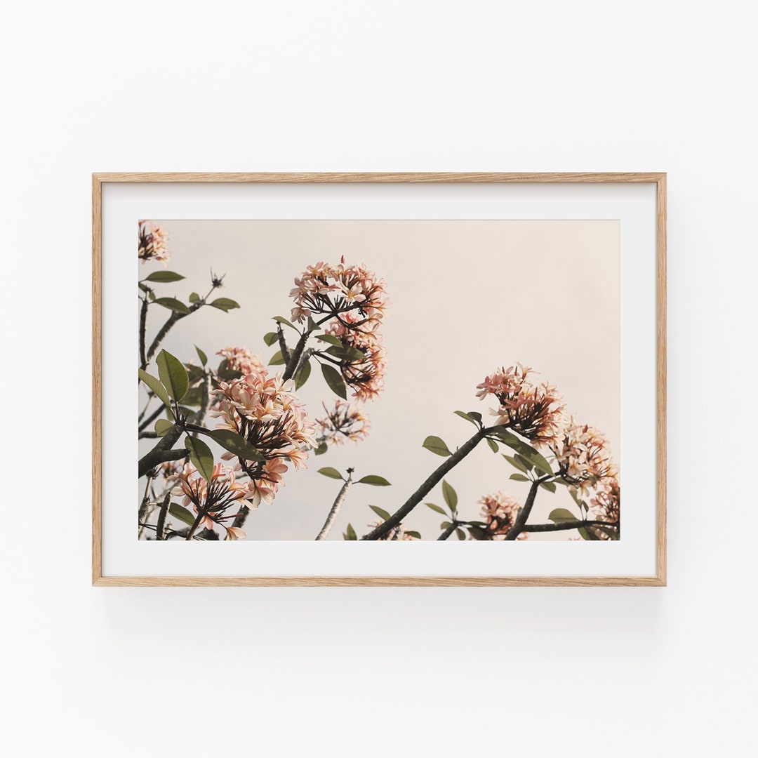 Flowers Print, Flowers Wall Art, Instant Art, Horizontal Flowers ...