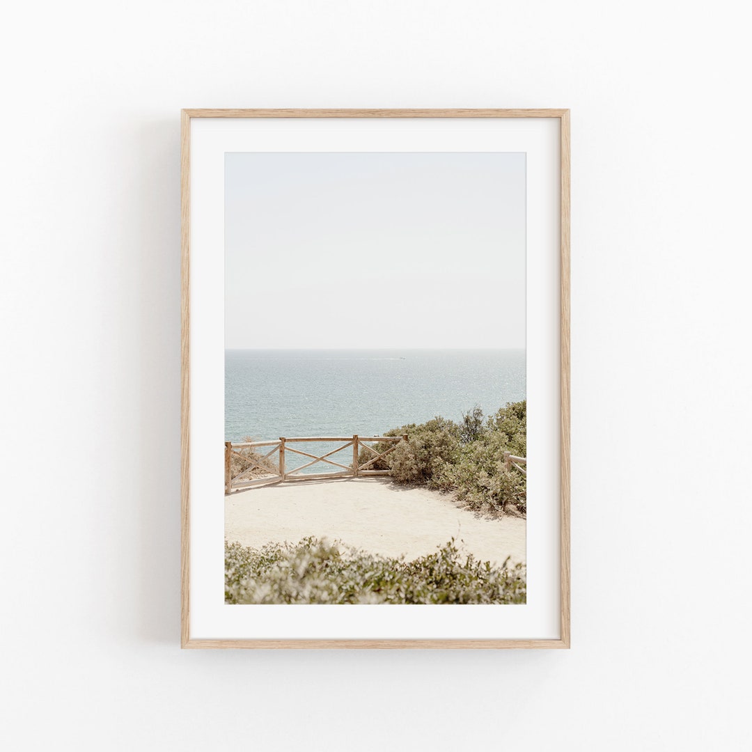 Coastal Beach View Print: Ocean Wall Art (digital Download) - Etsy