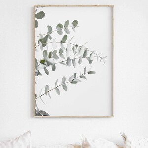 Eucalyptus Print, Instant Art, Eucalyptus Wall Art, Modern Minimalist ...