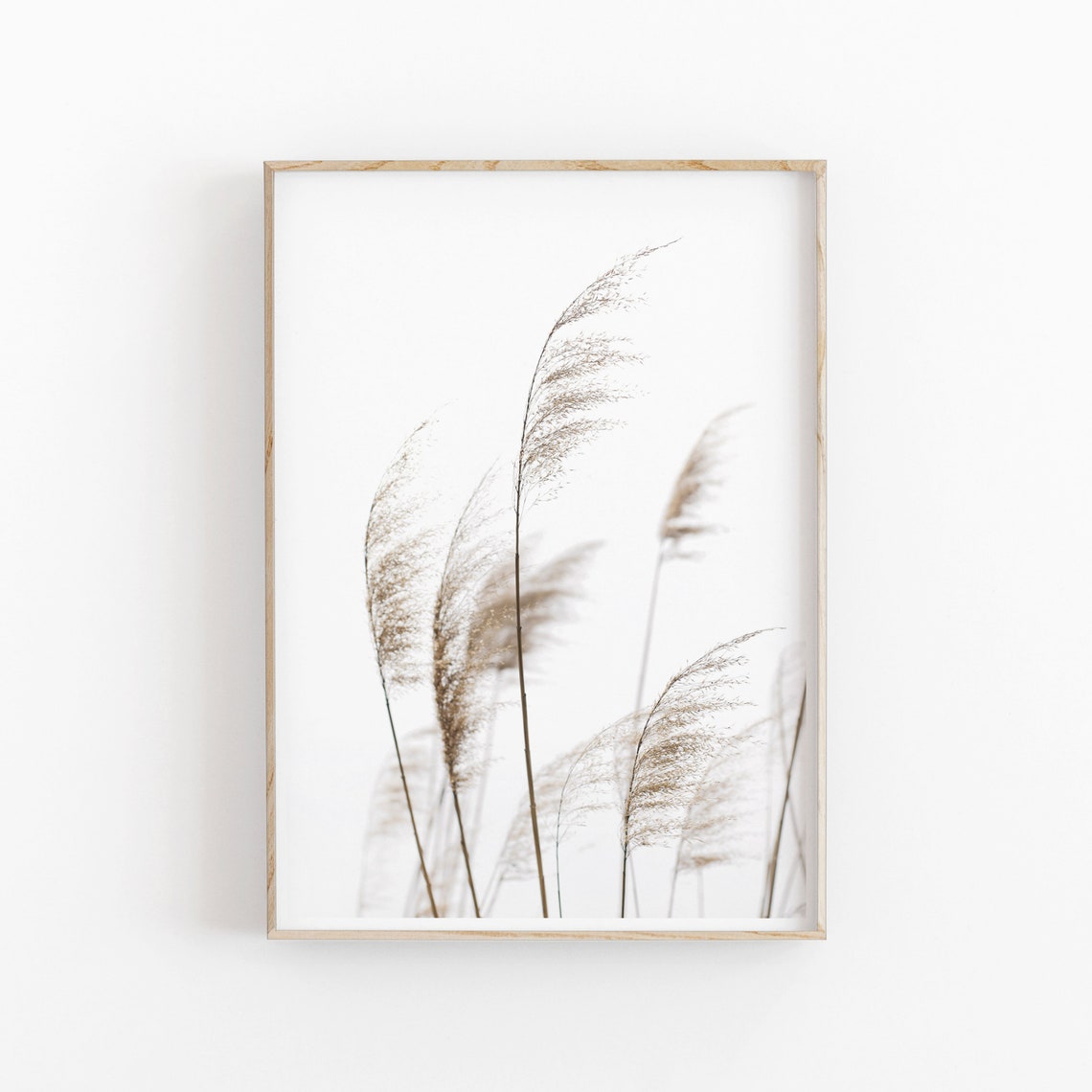 Pampas Grass Print Farmhouse Print Farm House Decor | Etsy