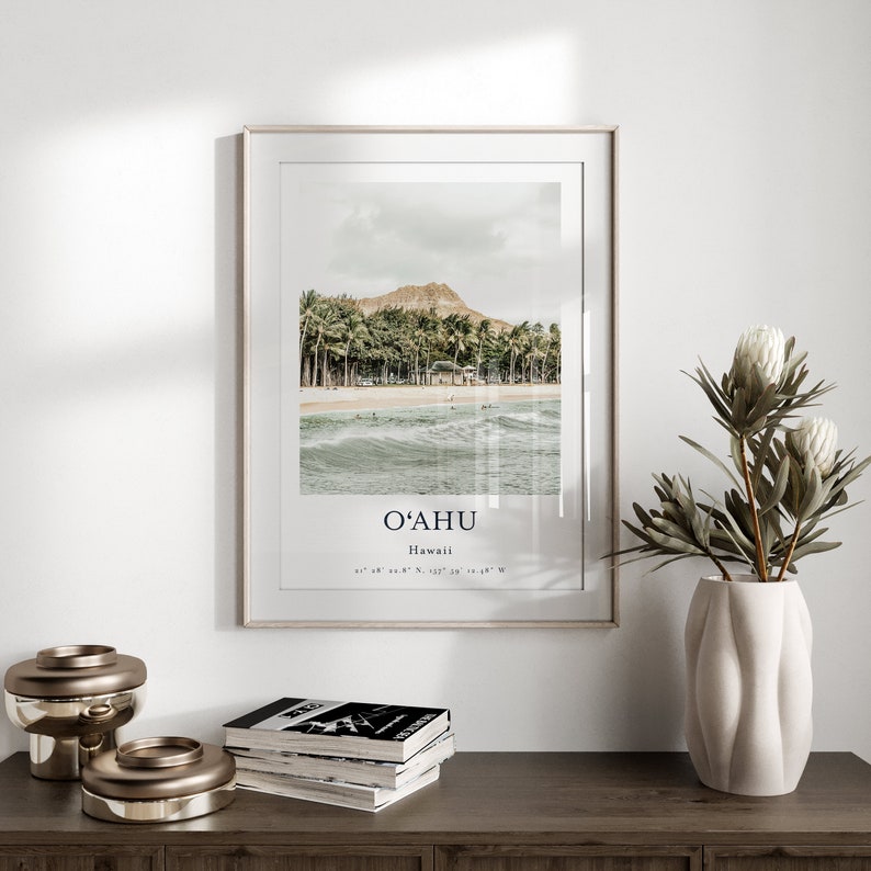 O'ahu Hawaii Print: Ocean Waves Photo (digital Download) - Etsy