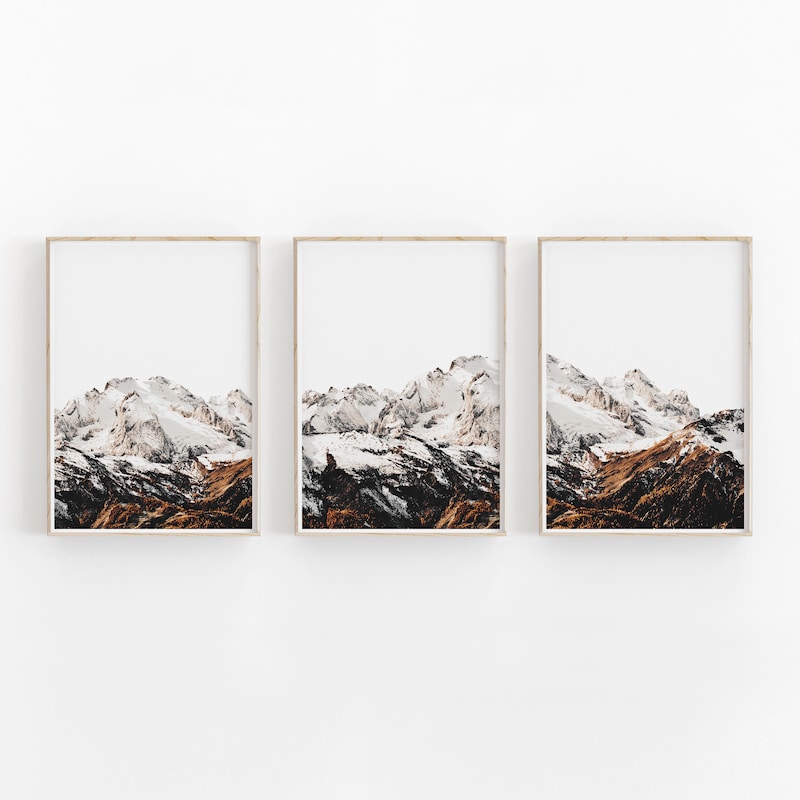 Mountain Print - Etsy