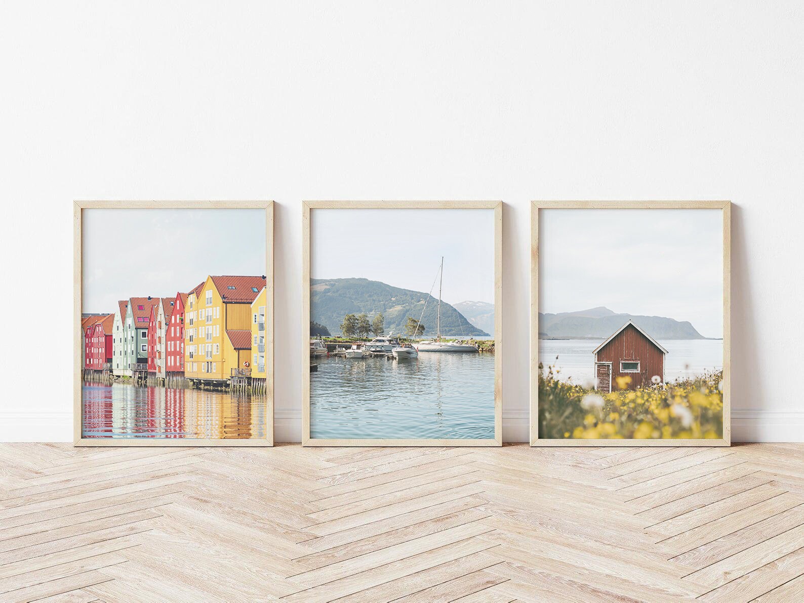 Norway Set of 3 Travel Art Print Norway Art Print Modern - Etsy