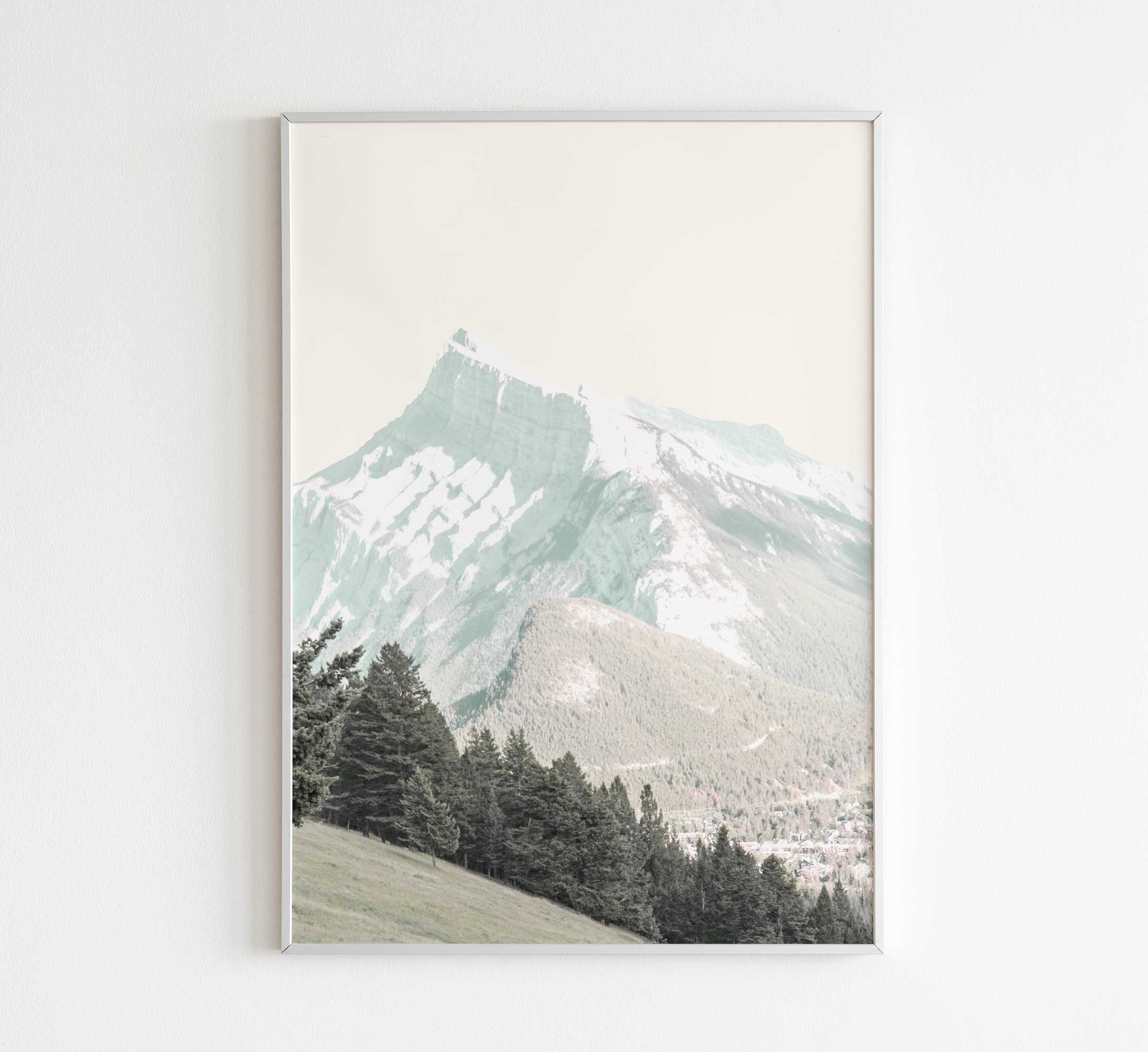 Nature Mountain Print Set of 6 Instant Art Modern Minimalist | Etsy