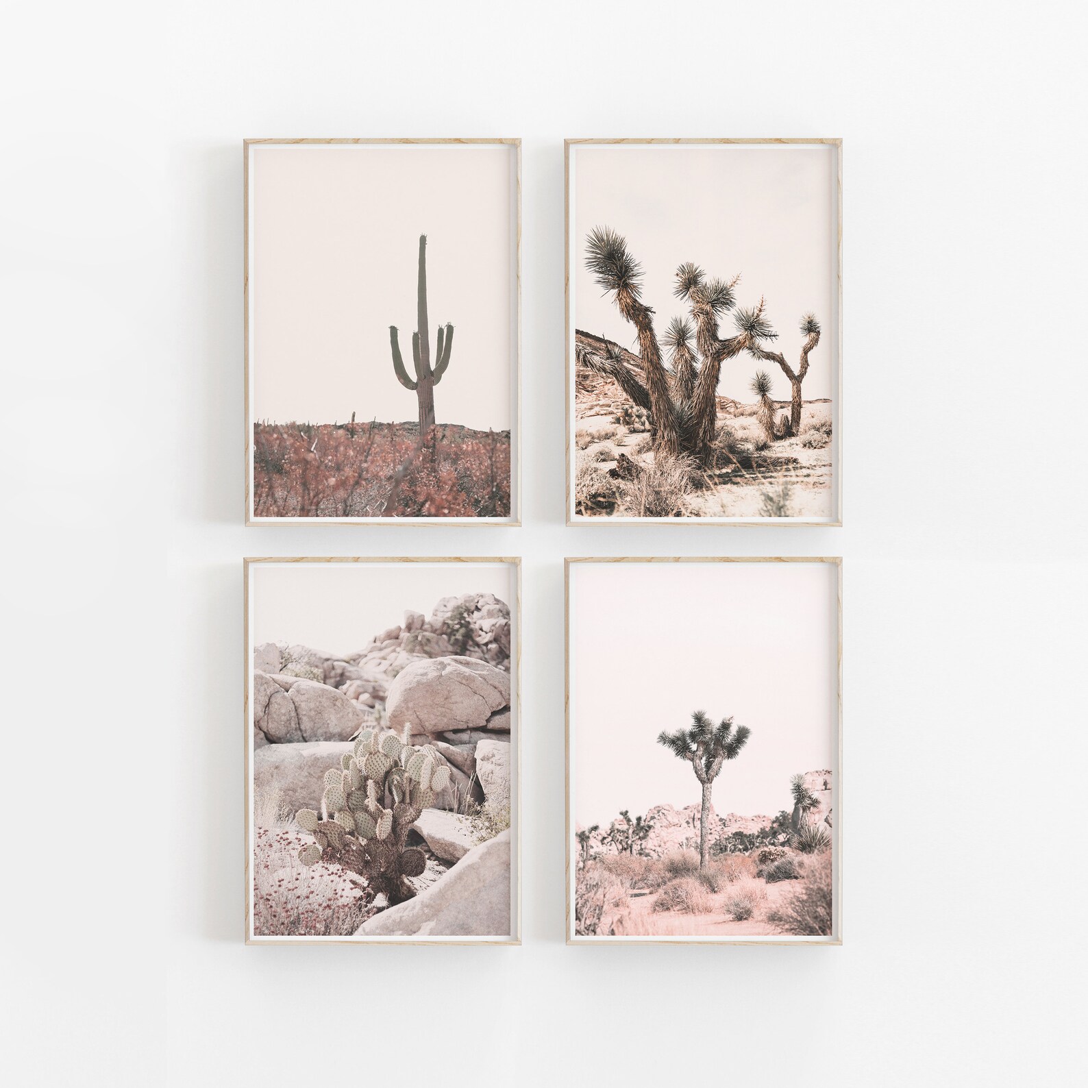 Desert Print Set of 4 Instant Art Desert Print Modern - Etsy