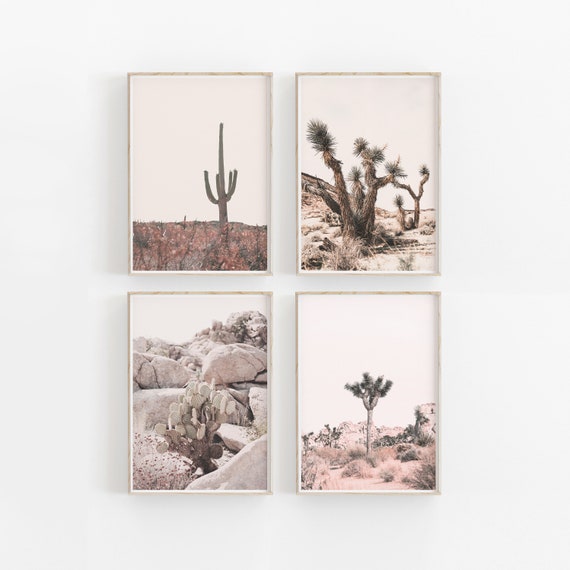Desert Print Set of 4 Instant Art Desert Print Modern - Etsy