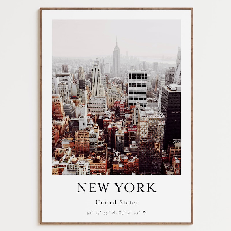 New York Poster - Etsy