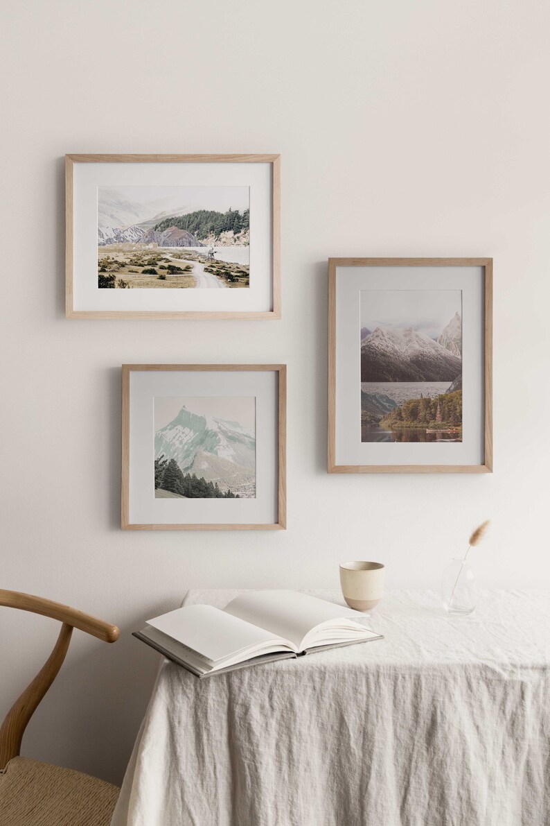 Nature Mountain Print Set of 6 Instant Art Modern Minimalist - Etsy
