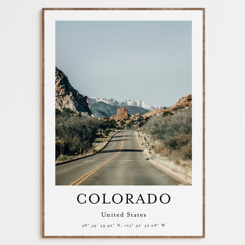 Colorado Poster - Etsy