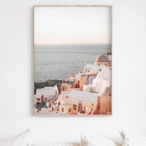 Greece Print Set of 3, Travel Art Print, Greece City Art Print, Modern ...