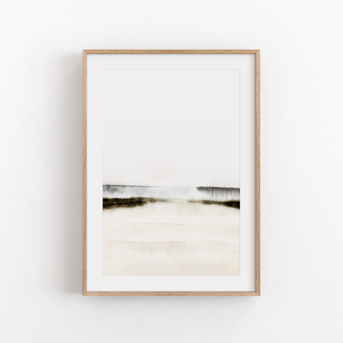 Minimalist Watercolor Abstract Art Print: Modern Wall Decor (digital ...
