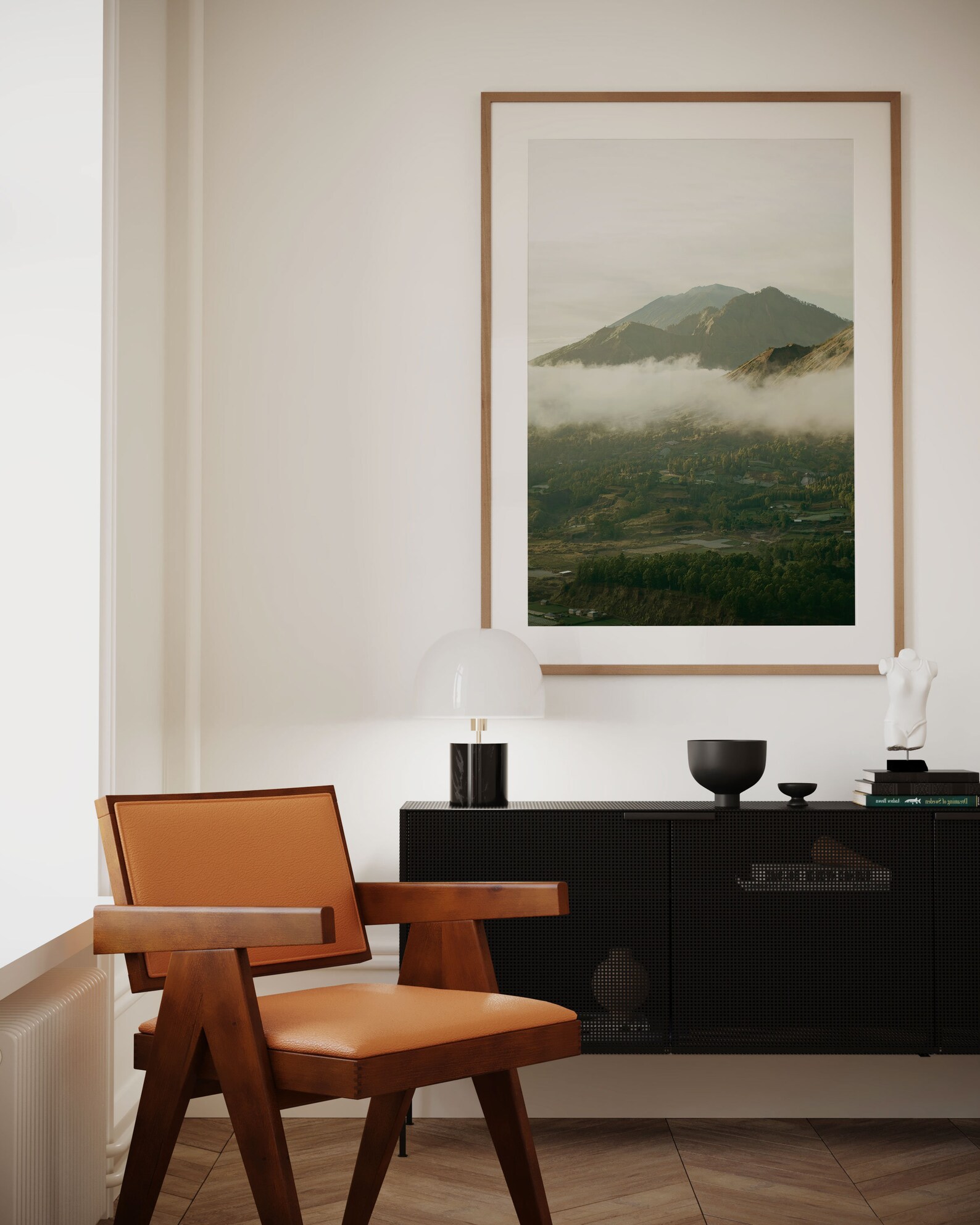 Bali Volcano Landscape Art Print: Indonesian Wall Decor (digital ...
