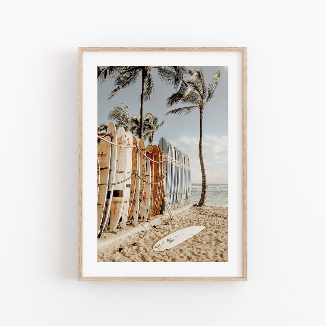 Maui Surfboard Print: Hawaii Beach Photography (digital Download) - Etsy