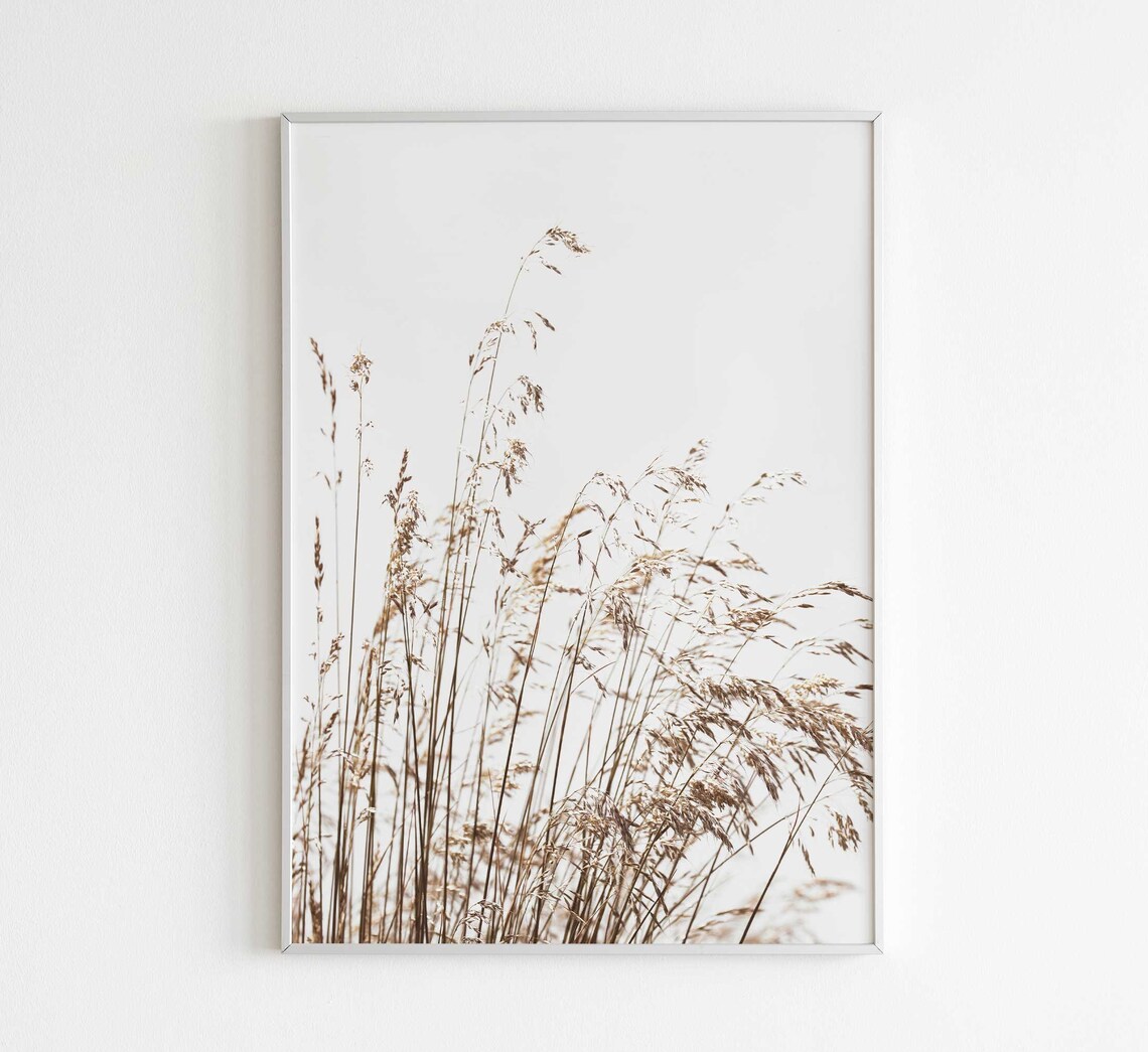 Pampas Grass Print Farmhouse Print Farm House Decor - Etsy