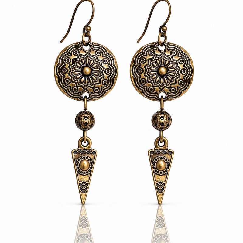 Bronze Tribal Medallions - Etsy
