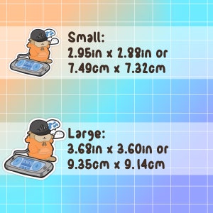 Hamster DJ Sticker Music Themed Sticker Cute Hamster Sticker Funny ...