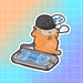 Hamster DJ Sticker Music Themed Sticker Cute Hamster Sticker Funny ...