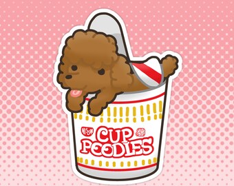 Poodle Sticker | Etsy